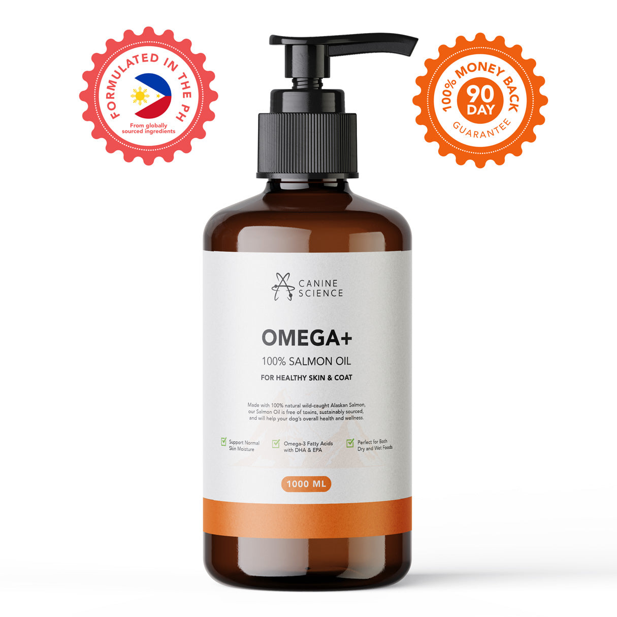 Omega+ 100% Salmon Oil – Canine Science